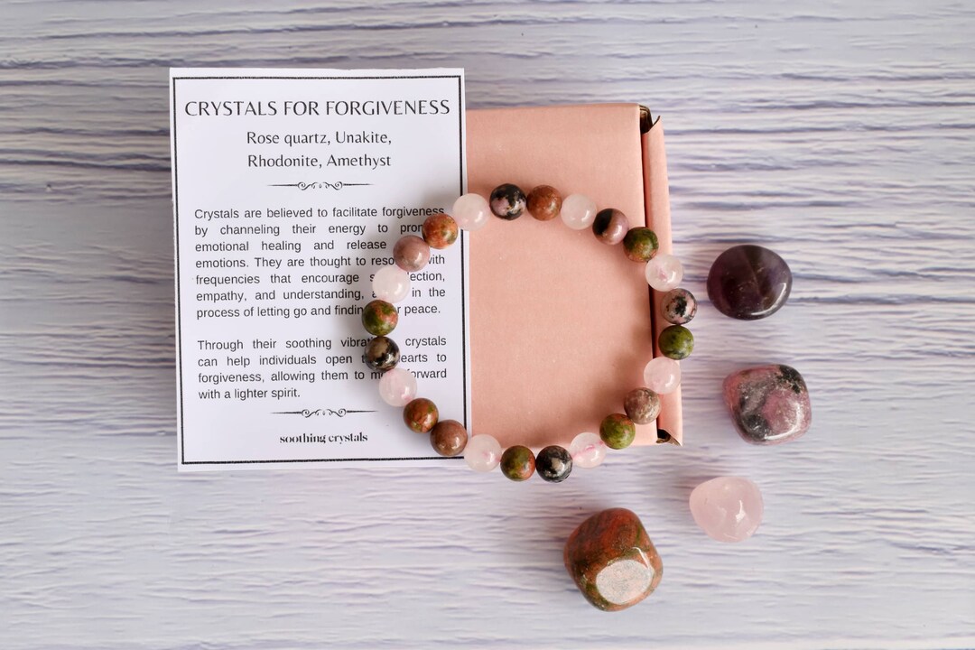 Transformative FORGIVENESS Healing Kit, Empowering Crystal Collection ...