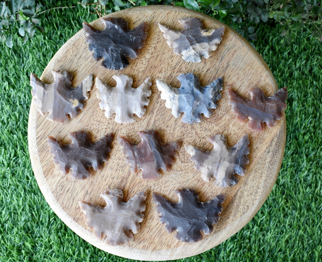2'' Fancy Jasper Eagle Arrowheads Jewelery Making and Wire Wrapping ...