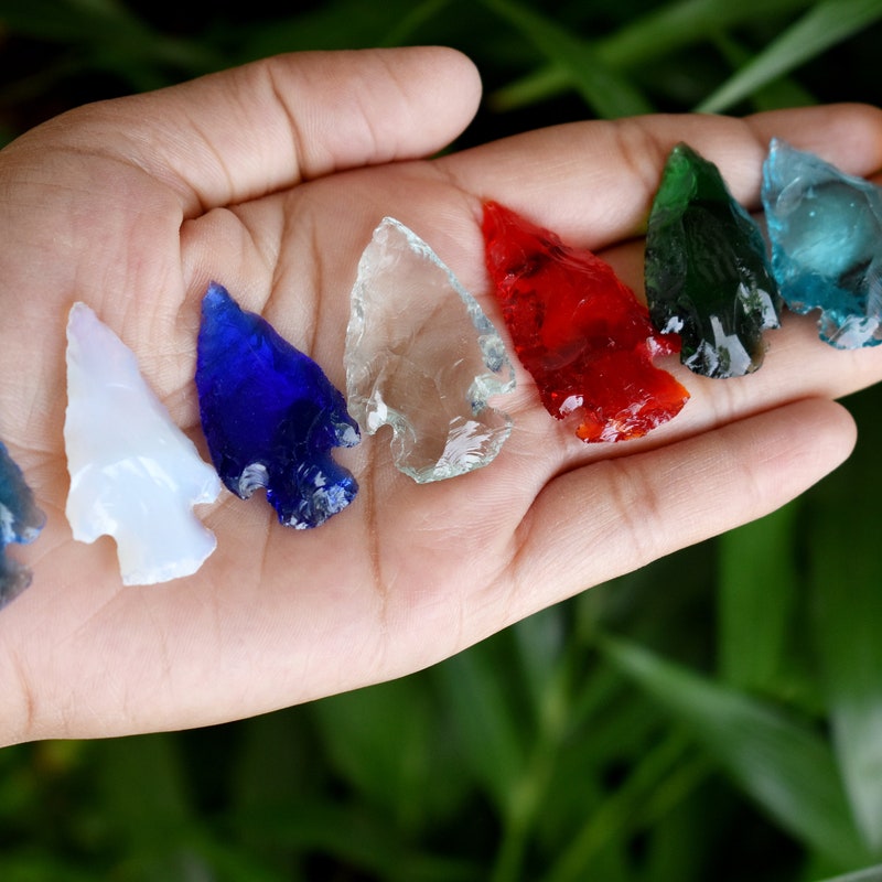 Glass Arrowheads - Etsy