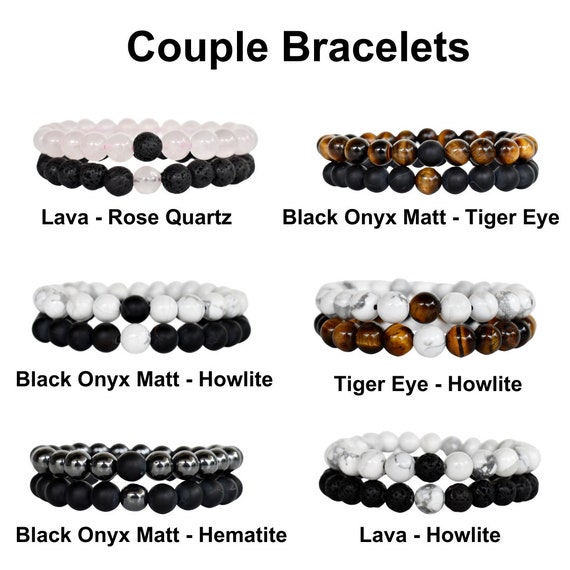 Couples crystal bracelets store