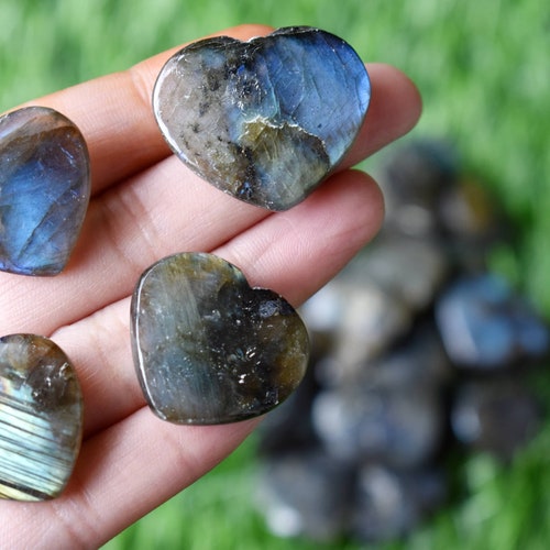 Amethyst Puffy Mini Hearts 1 Inch Pocket Heart Mini Puffy - Etsy