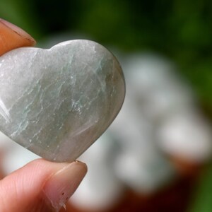 Green Aventurine Puffy Mini Hearts 1 Inch Pocket Heart Mini Puffy ...