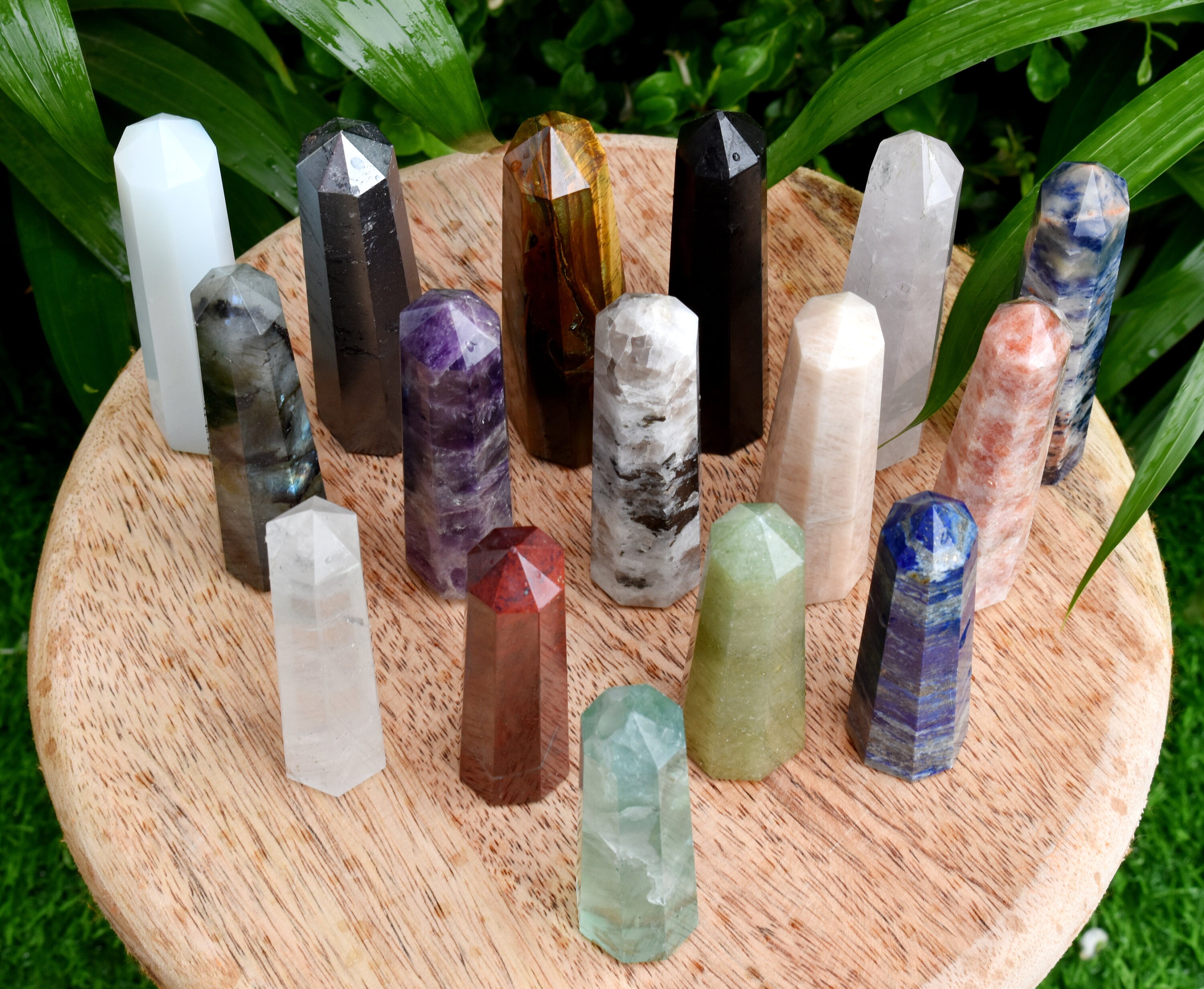 Genuine Natural Healing Crystal Points Choose Your Stone: - Etsy