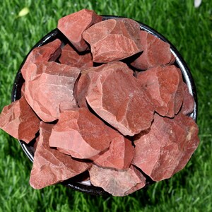 Red Jasper Rough Stones 1inch Raw Gemstones, Natural Red Jasper ...