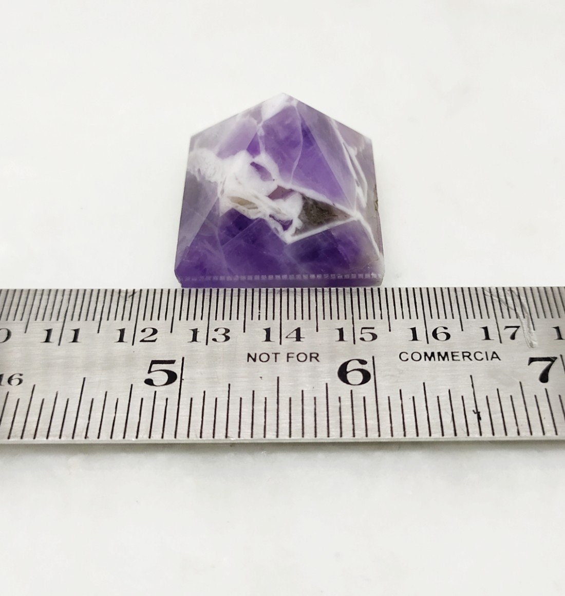 Amethyst Crystal Healing Pyramid Amethyst Pyramid for | Etsy