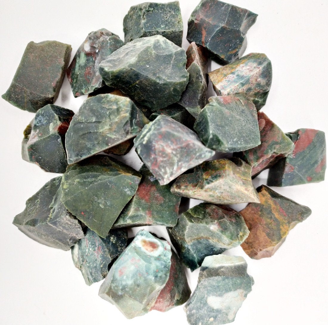 Bloodstone Rough Natural Stones 1 Inch Bloodstone Raw Stones - Etsy