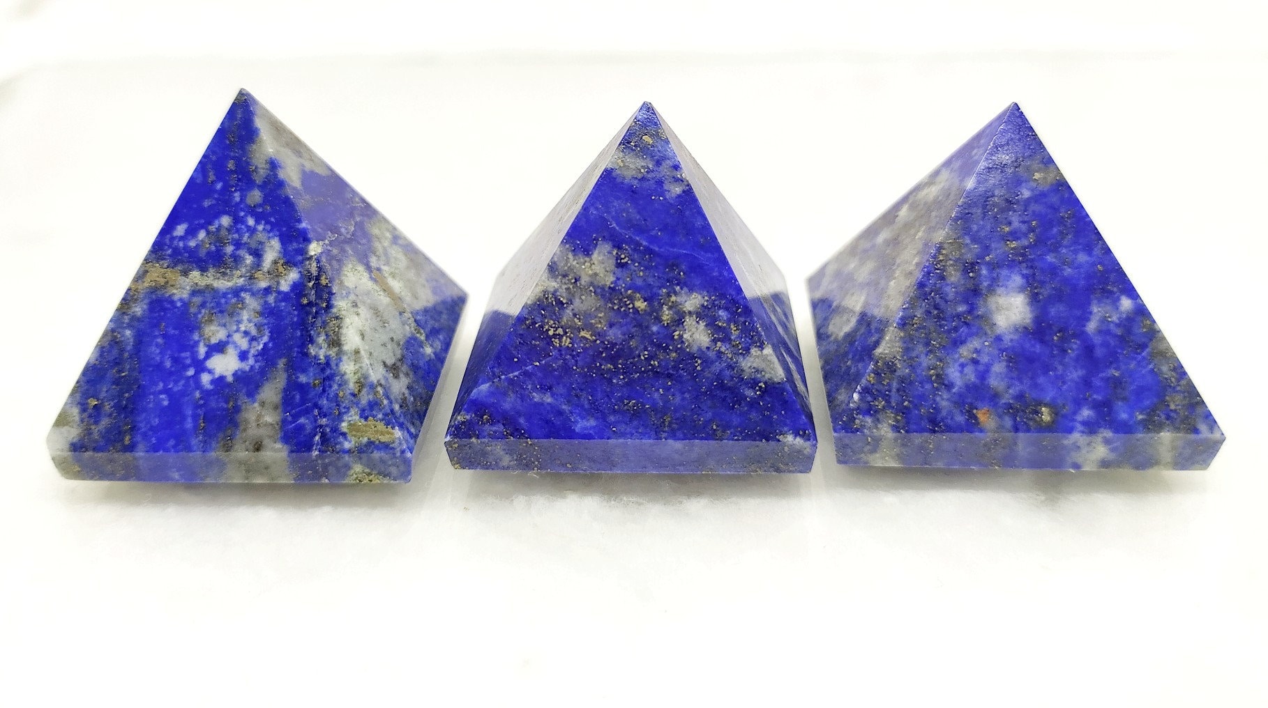 Lapis Lazuli Crystal Healing Pyramid Lapis Lazuli Pyramid - Etsy