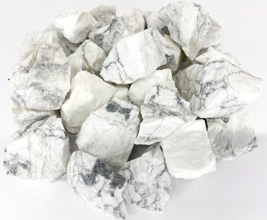 Howlite Rough Natural Stones 1 inch Howlite Raw Stones Natural | Etsy