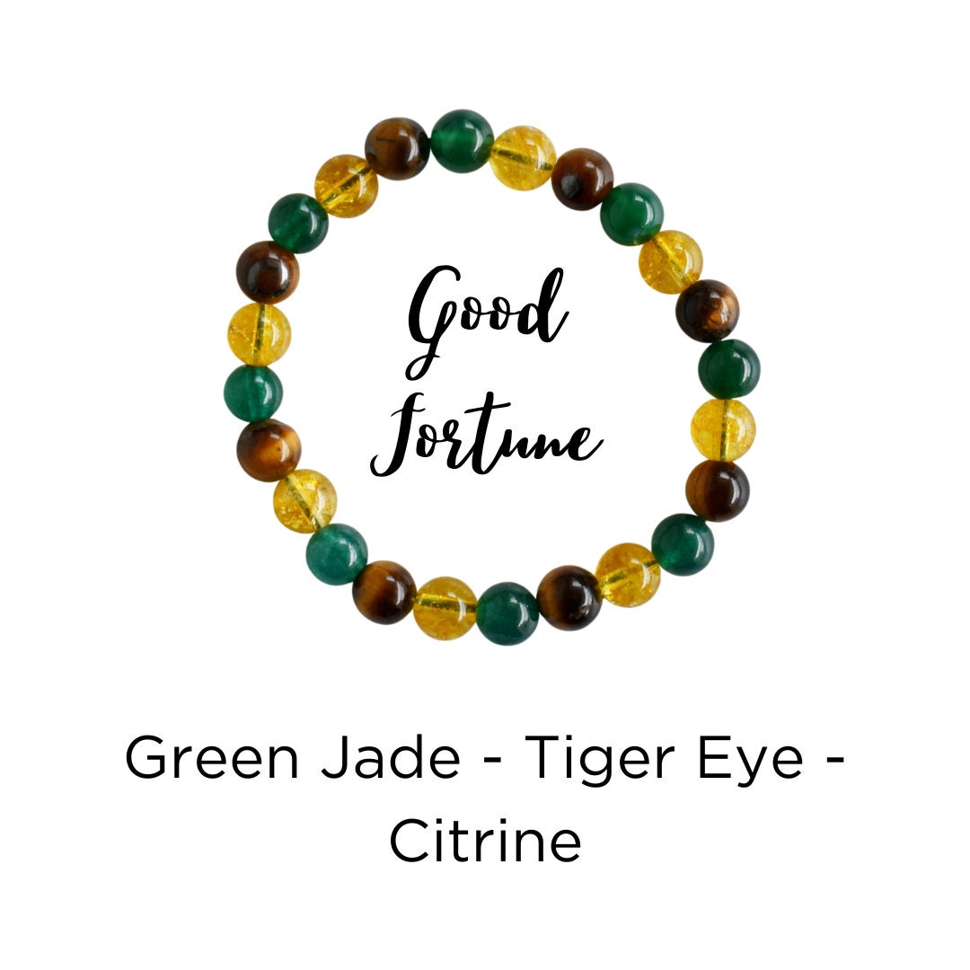 Harbouring GOOD FORTUNE Bracelet, Fortune Crystals Bracelet, Good Luck ...