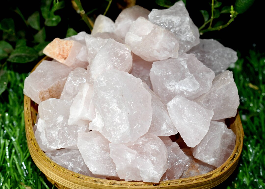 Raw Rose Quartz 1 Inch Rough Stones ~ Natural Rose Quartz Rough Rocks ...
