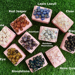 Bloodstone Rune Sets Elder Futhrak Rune Set Gemstone Runic Set Comes ...