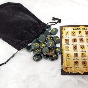 Bloodstone Rune Sets Elder Futhrak Rune Set Gemstone Runic Set | Etsy