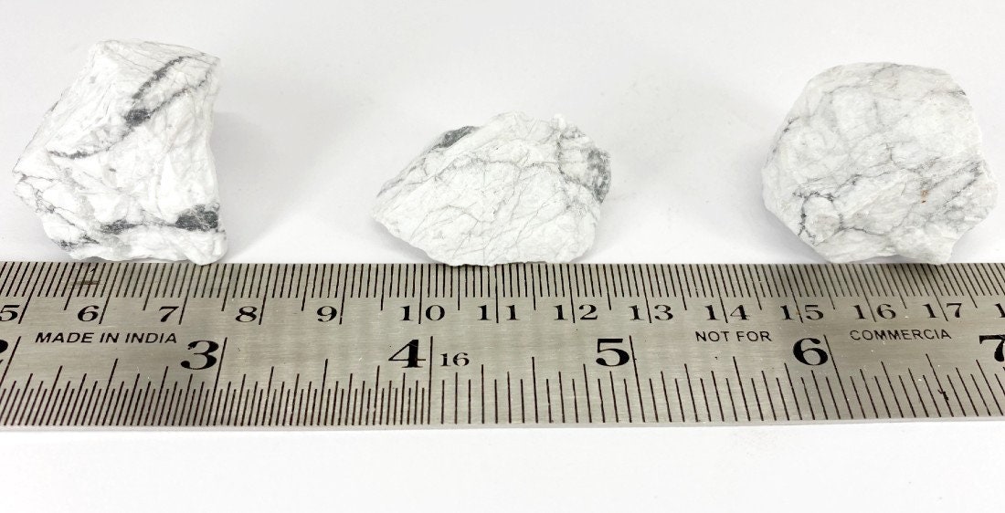 Howlite Rough Natural Stones 1 inch Howlite Raw Stones Natural | Etsy