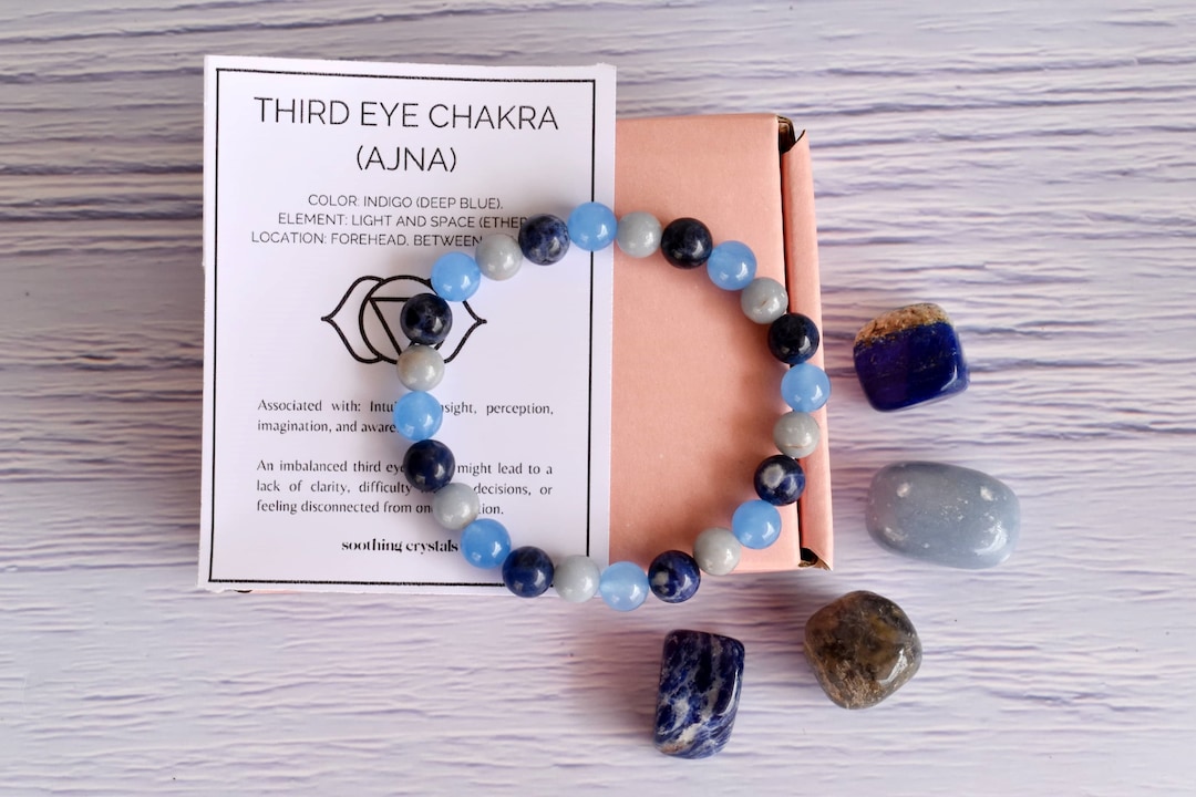 THIRD EYE Crystal Chakra's Stones, Grounding Stones,chakra Use for ...