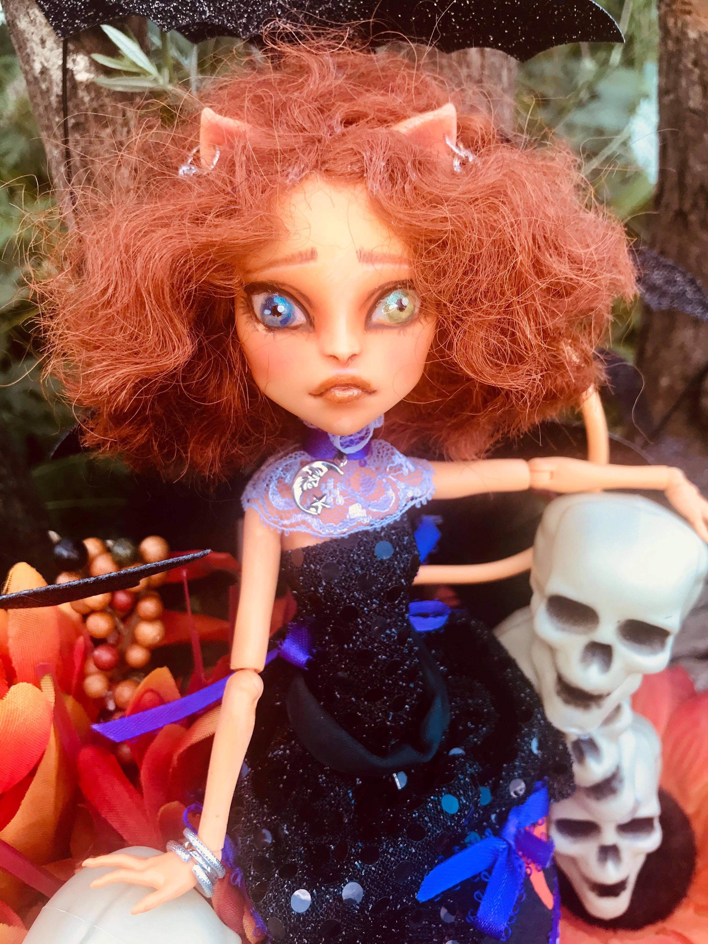 Jinx Repaint de poupée OOAK Monster High | Etsy