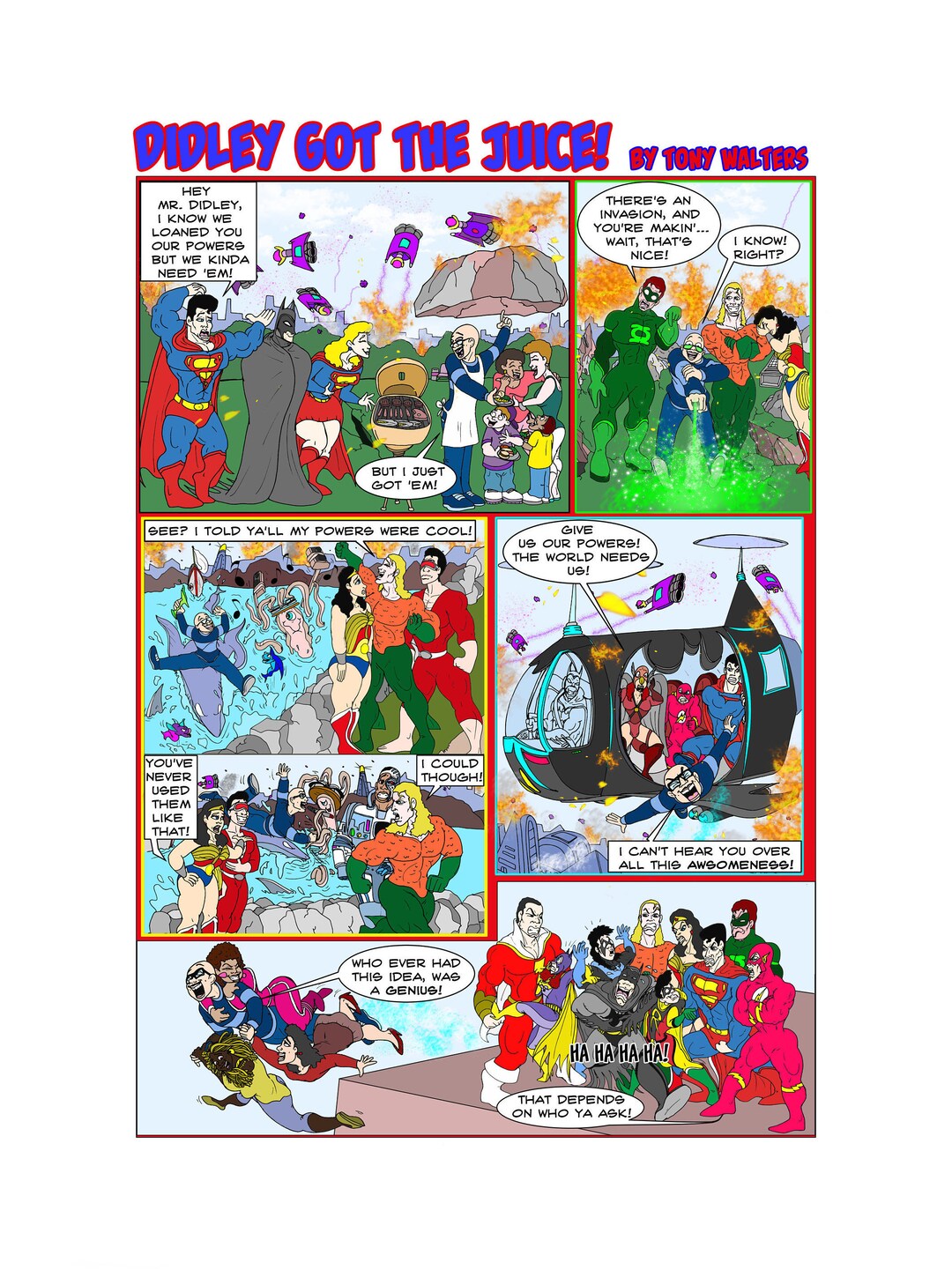 Custom Comic Page - Etsy