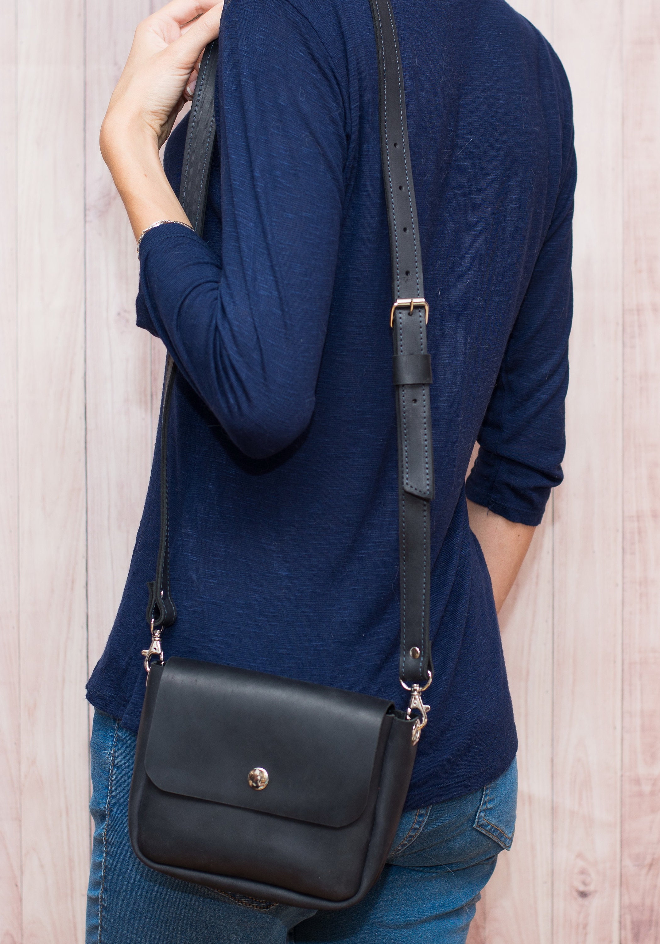 Leather Crossbody Bag Leather Bag Small Leather Crossbody - Etsy