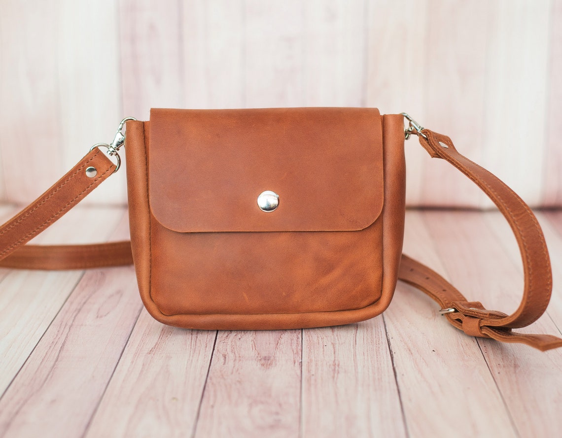 Leather Crossbody Bag Leather Bag Small Leather Crossbody - Etsy