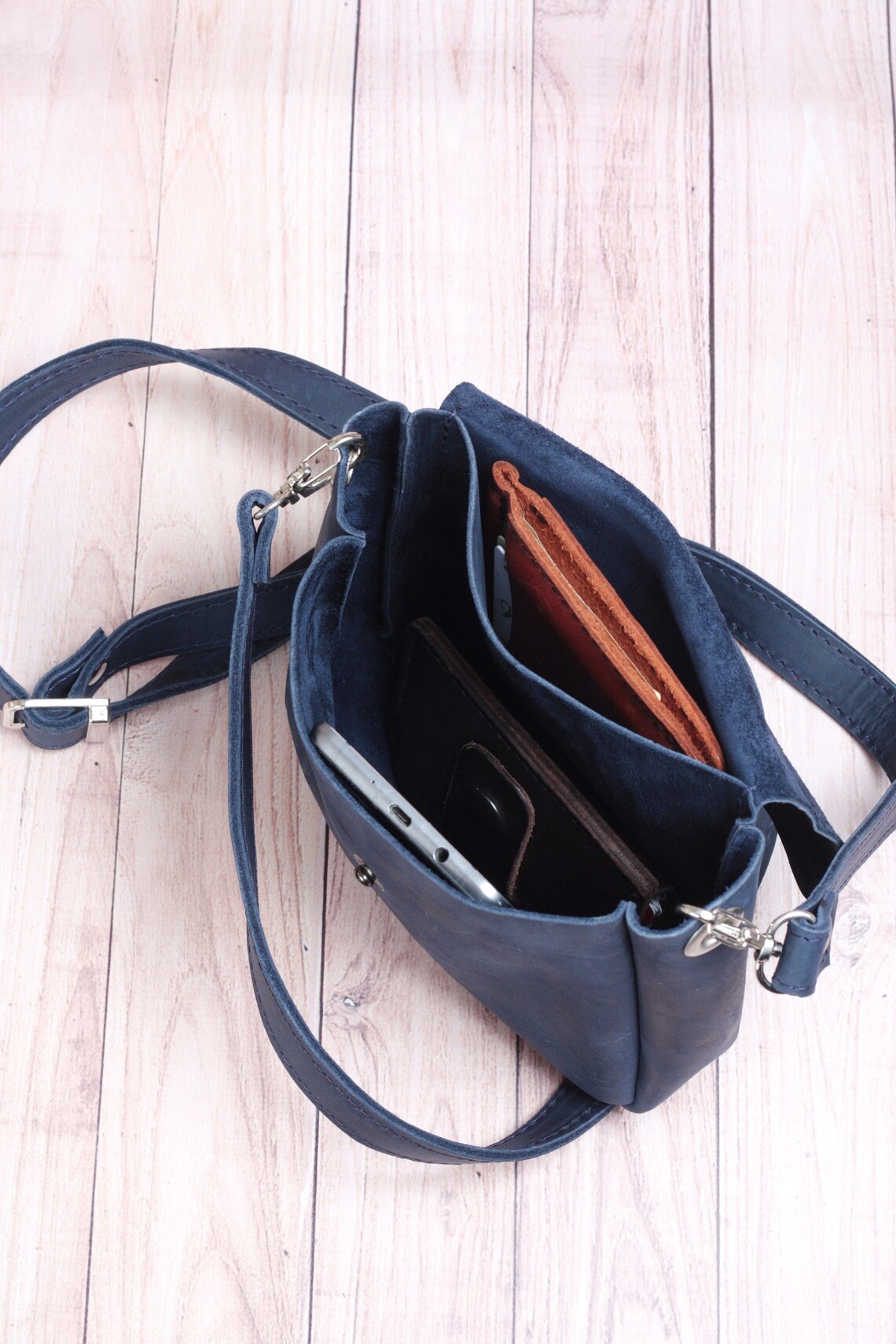 Leather Crossbody Bag Leather Bag Small Leather Crossbody - Etsy