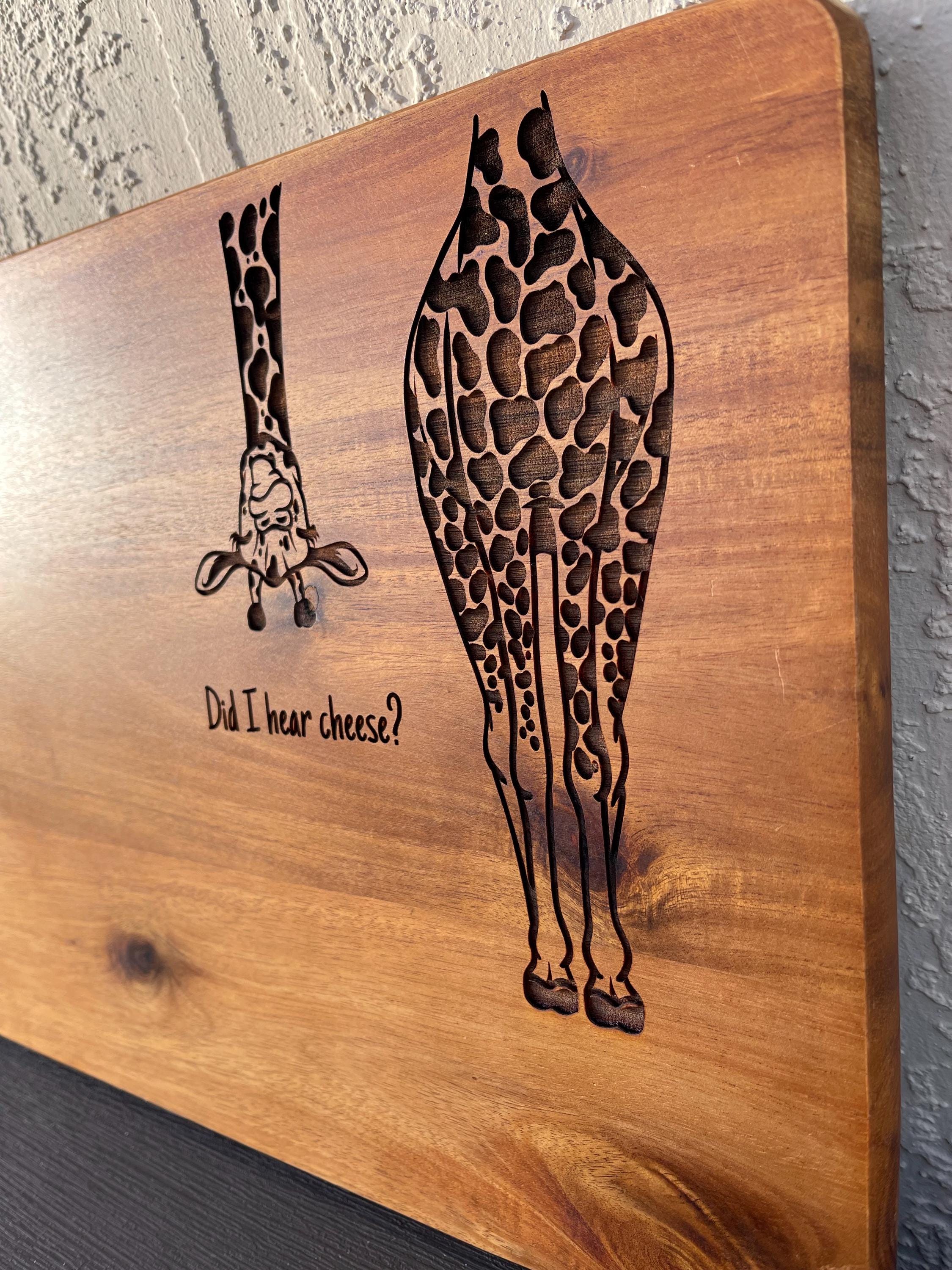 GIRAFFE CUTTING BOARD - Etsy