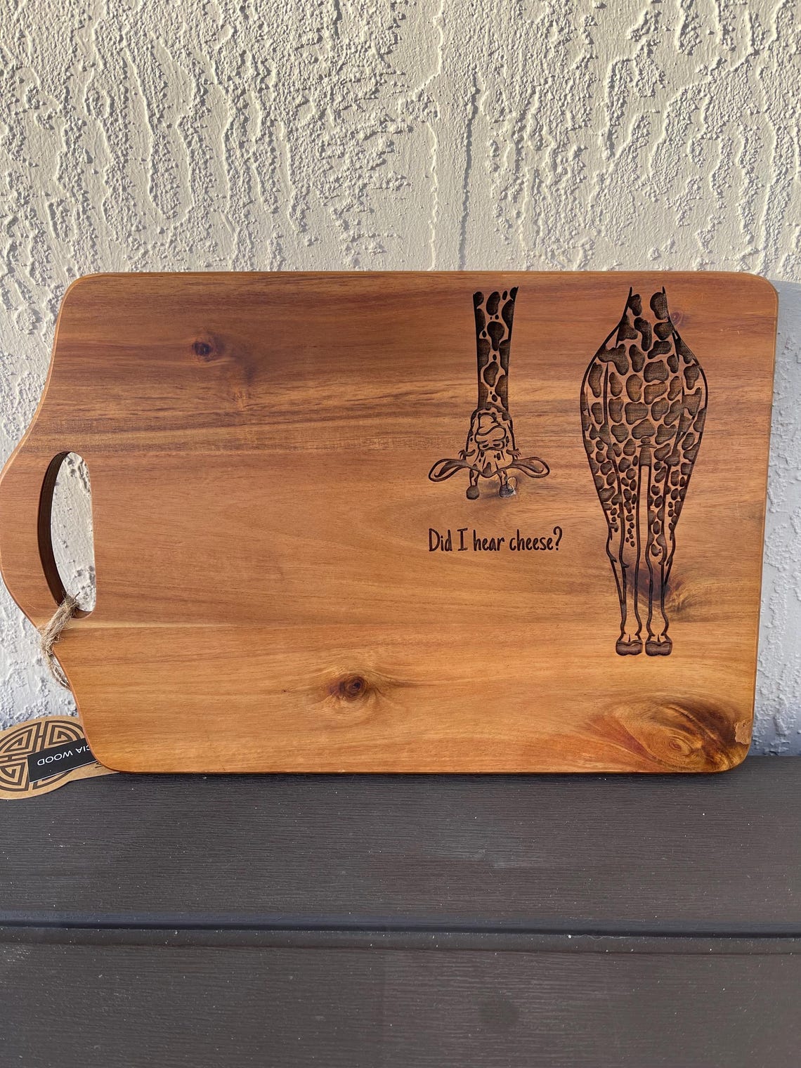 GIRAFFE CUTTING BOARD - Etsy