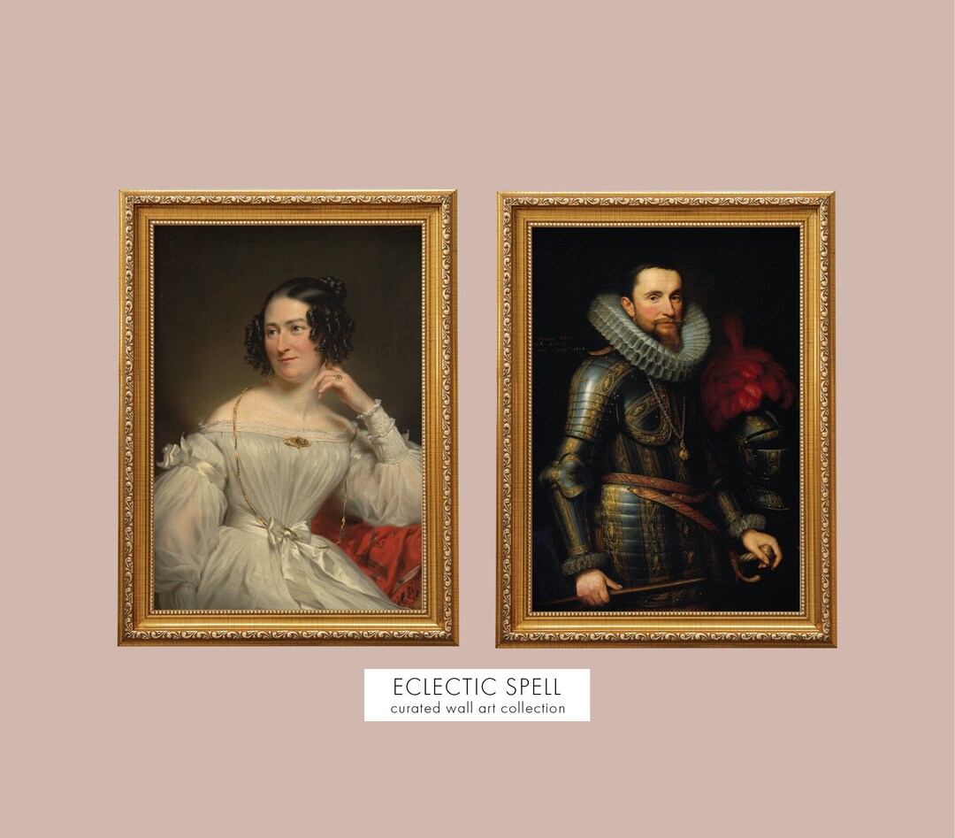 Set of 2 English Manor Wall Art English Cottage Decor Printable English ...