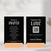 Gothic Wedding QR Code Sign Moody Photo QR Code Halloween Wedding Sign ...