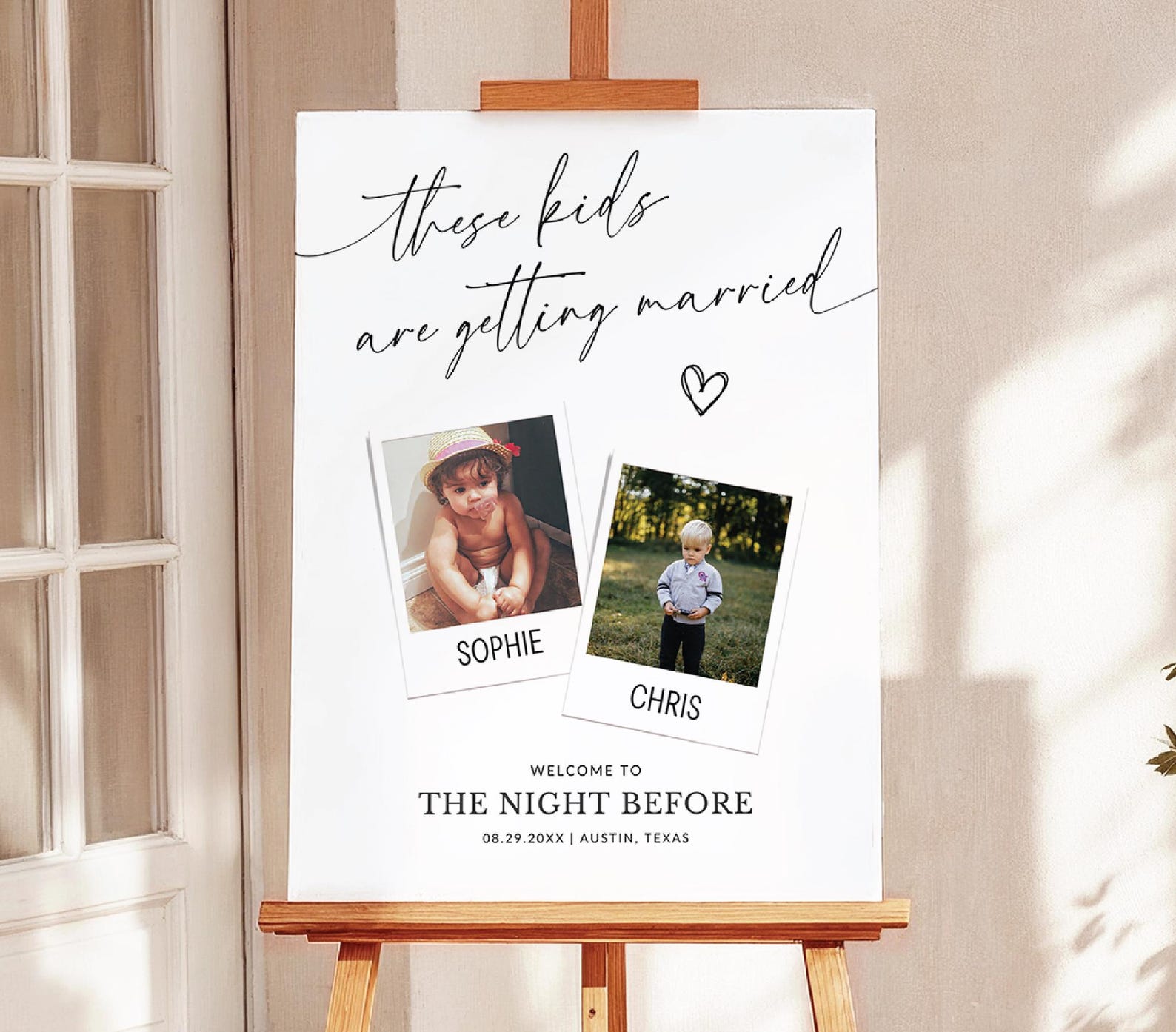 These Kids Are Getting Married Sign the Night Before Welcome Sign ...