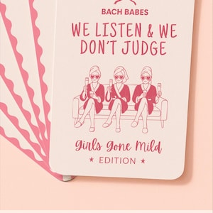 Girls Gone Mild Bachelorette Party Games Printable Pack Fun Bach Trip ...