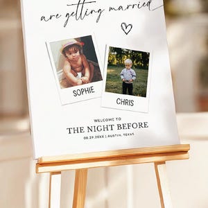 These Kids Are Getting Married Sign the Night Before Welcome Sign ...