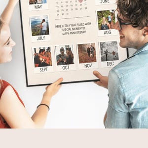 Personalized Couples Anniversary Print Gift Valentine Day Gift Collage ...