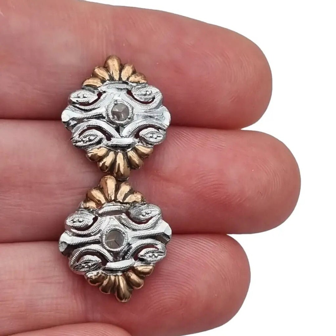Cufflinks for Men, Art Deco Shirt Studs, Vintage Sleeve Buttons ...