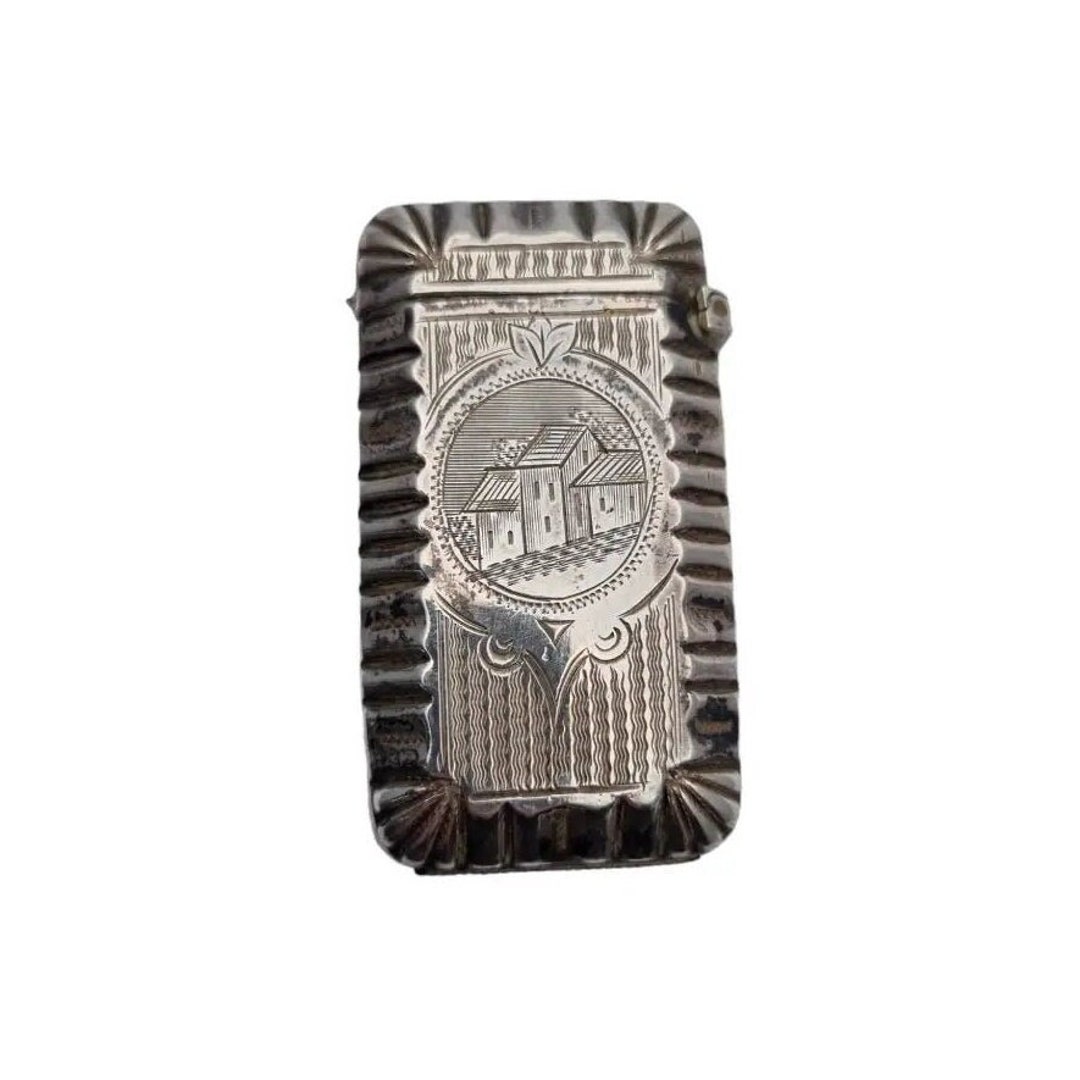Antique Silver Matchbox, Silver Matchbox. Matchbox Collectors ...