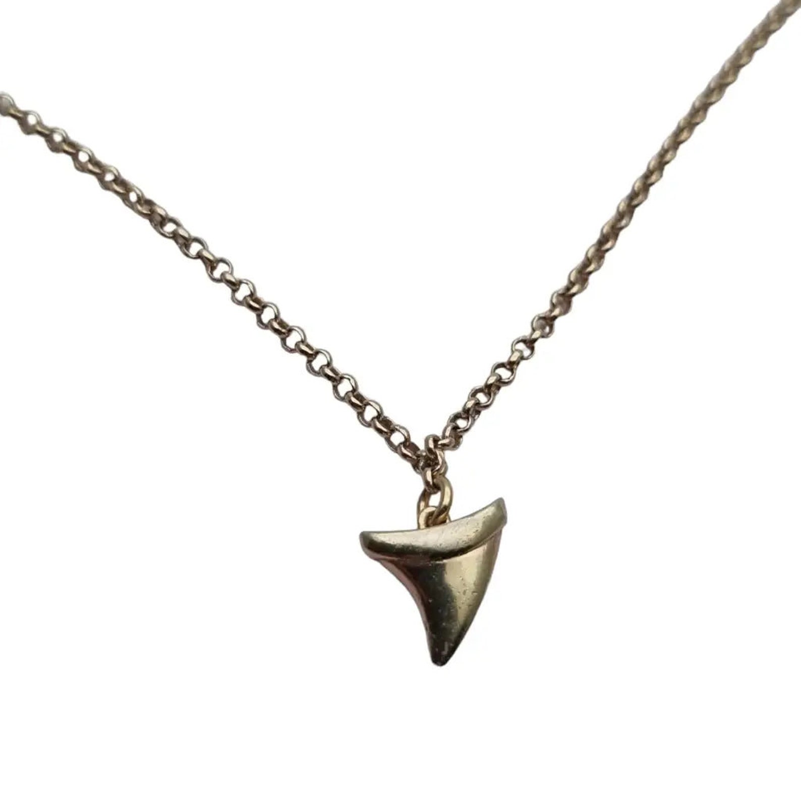 Silver-gilt Chain Necklace and Fang Pendant Also in Silver-gilt From ...