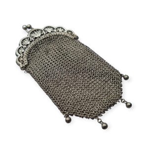 Art Deco Silver Mesh Purse, French Accessories From the 1920s for Women ...