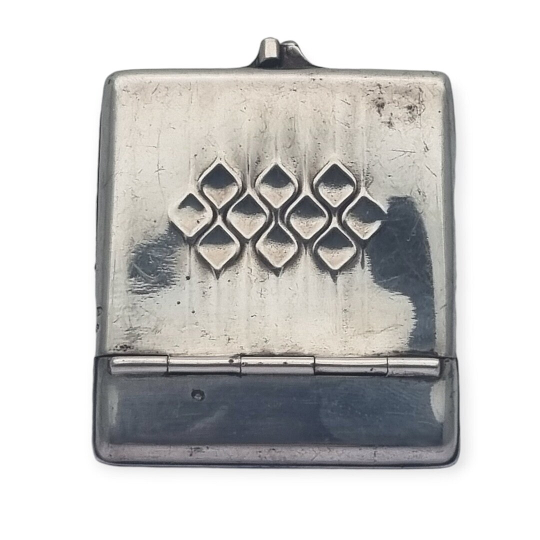 Art Deco Silver Card Holder, Small Antique Box, Gifts for Collectors ...