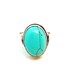 Turquoise Stone Silver Ring Turquoise Silver Ring 925 - Etsy