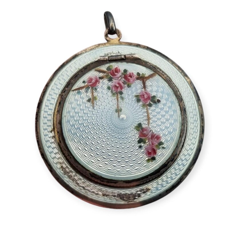 Guilloche Locket - Etsy