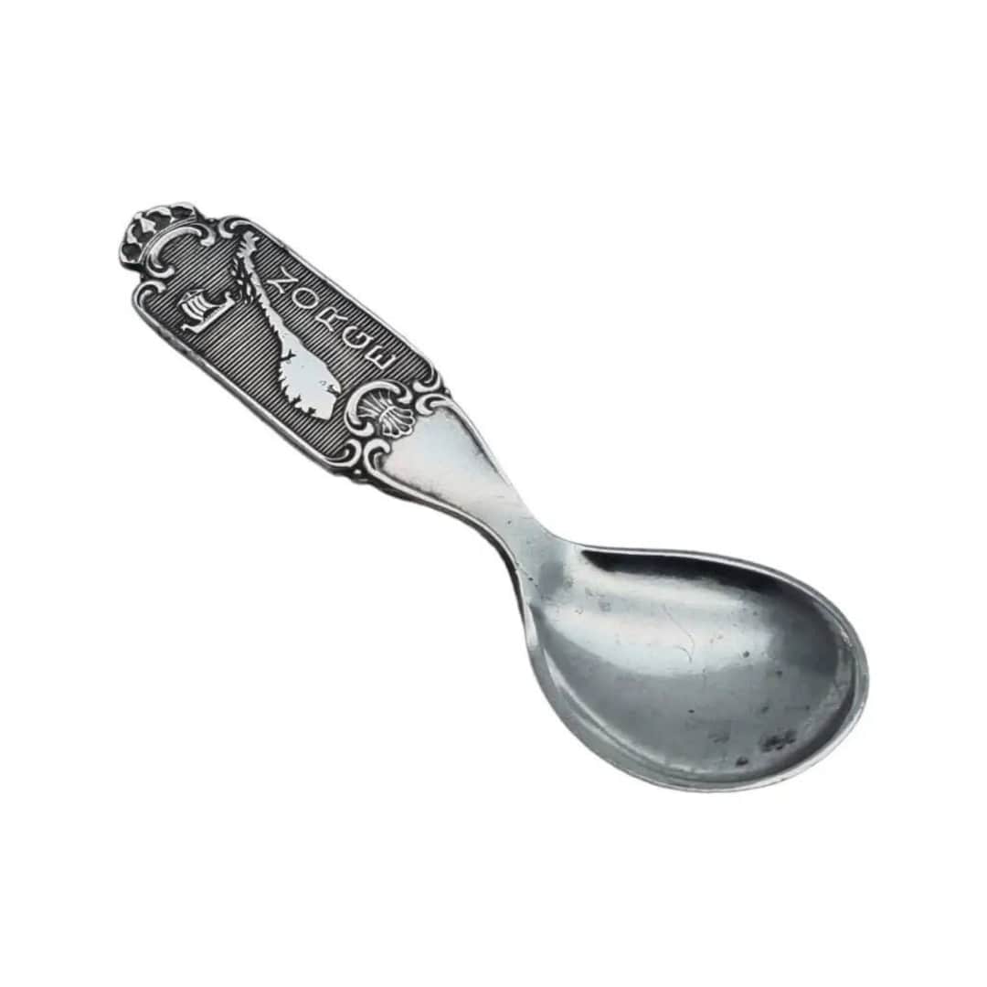 Norwegian Silver Spoon, Norge, 830 Silver, Souvenir Spoon, Circa XX ...