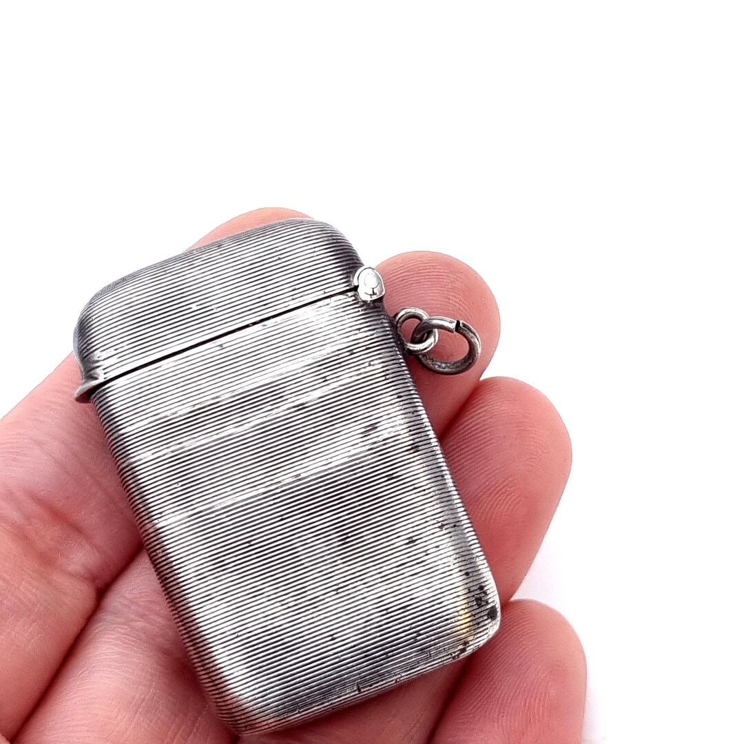Antique Silver Matchbox Silver Matchbox. Antique Silver - Etsy