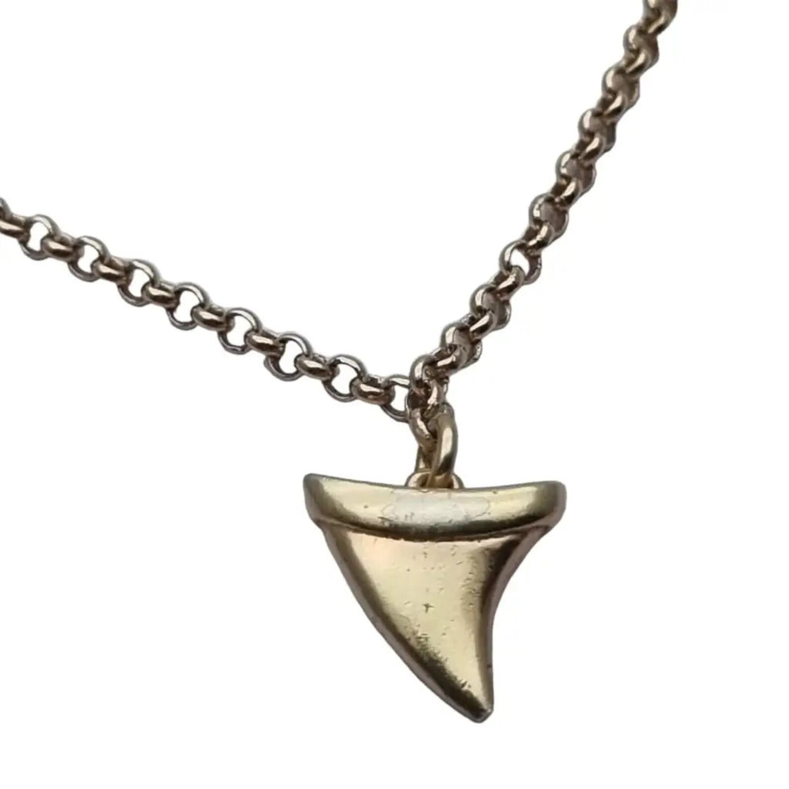 Silver-gilt Chain Necklace and Fang Pendant Also in Silver-gilt From ...