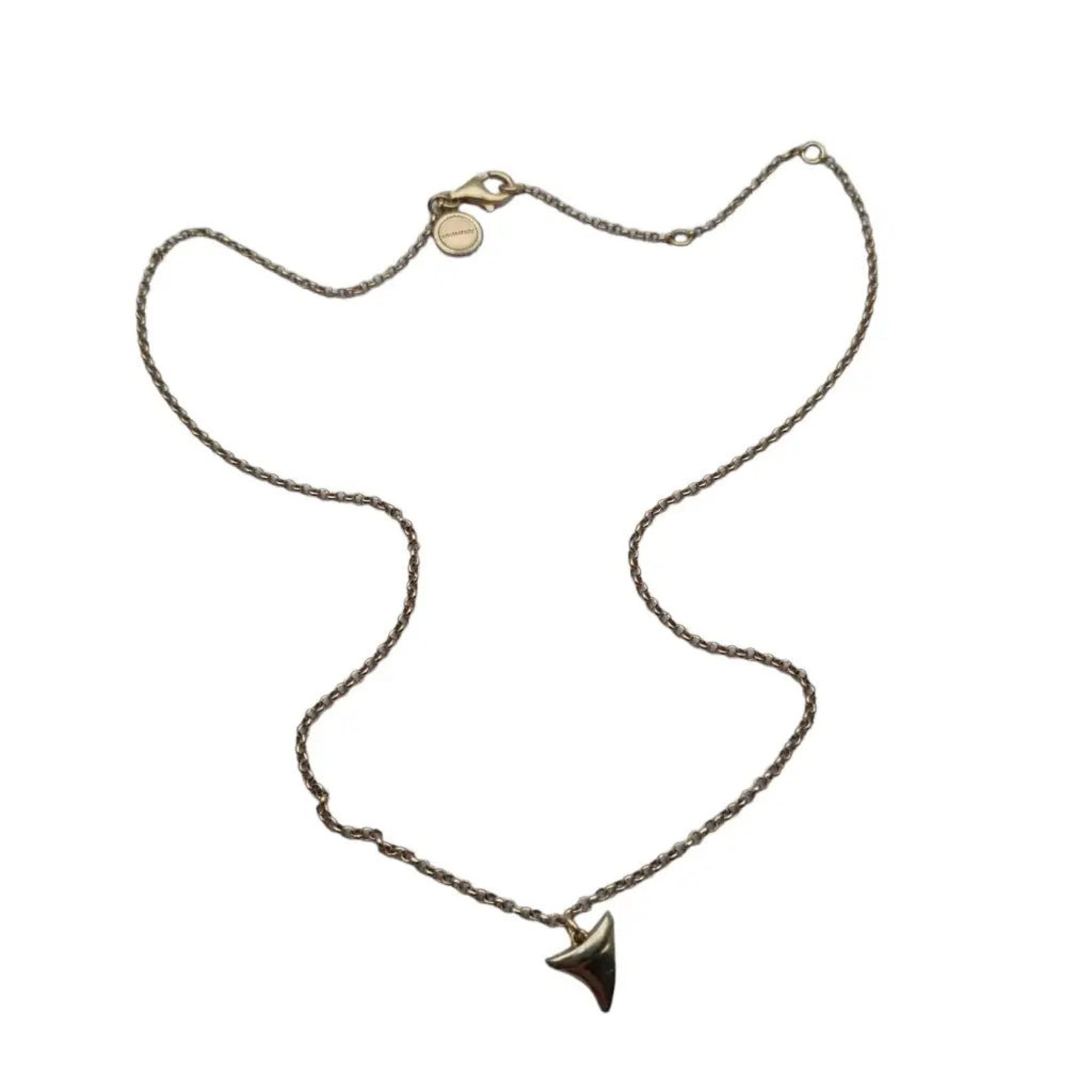 Silver-gilt Chain Necklace and Fang Pendant Also in Silver-gilt From ...