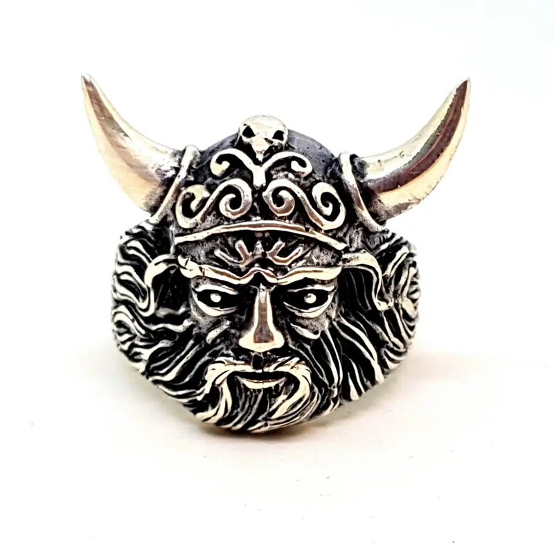 Viking Silver Ring - Etsy