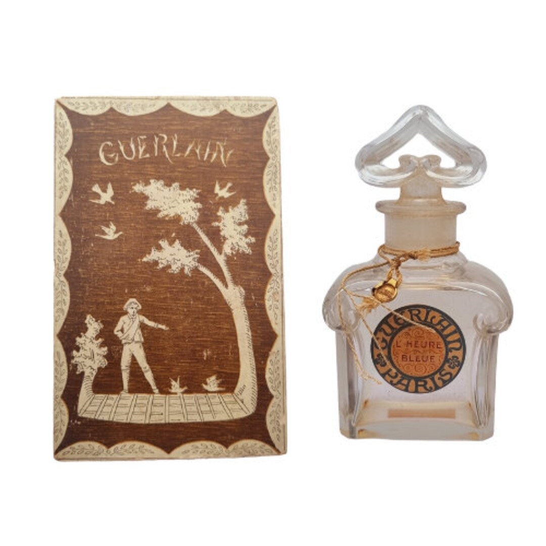 Vintage Guerlain L'heure Bleue Paris I.VS Parfum, Baccarat Bottle From ...