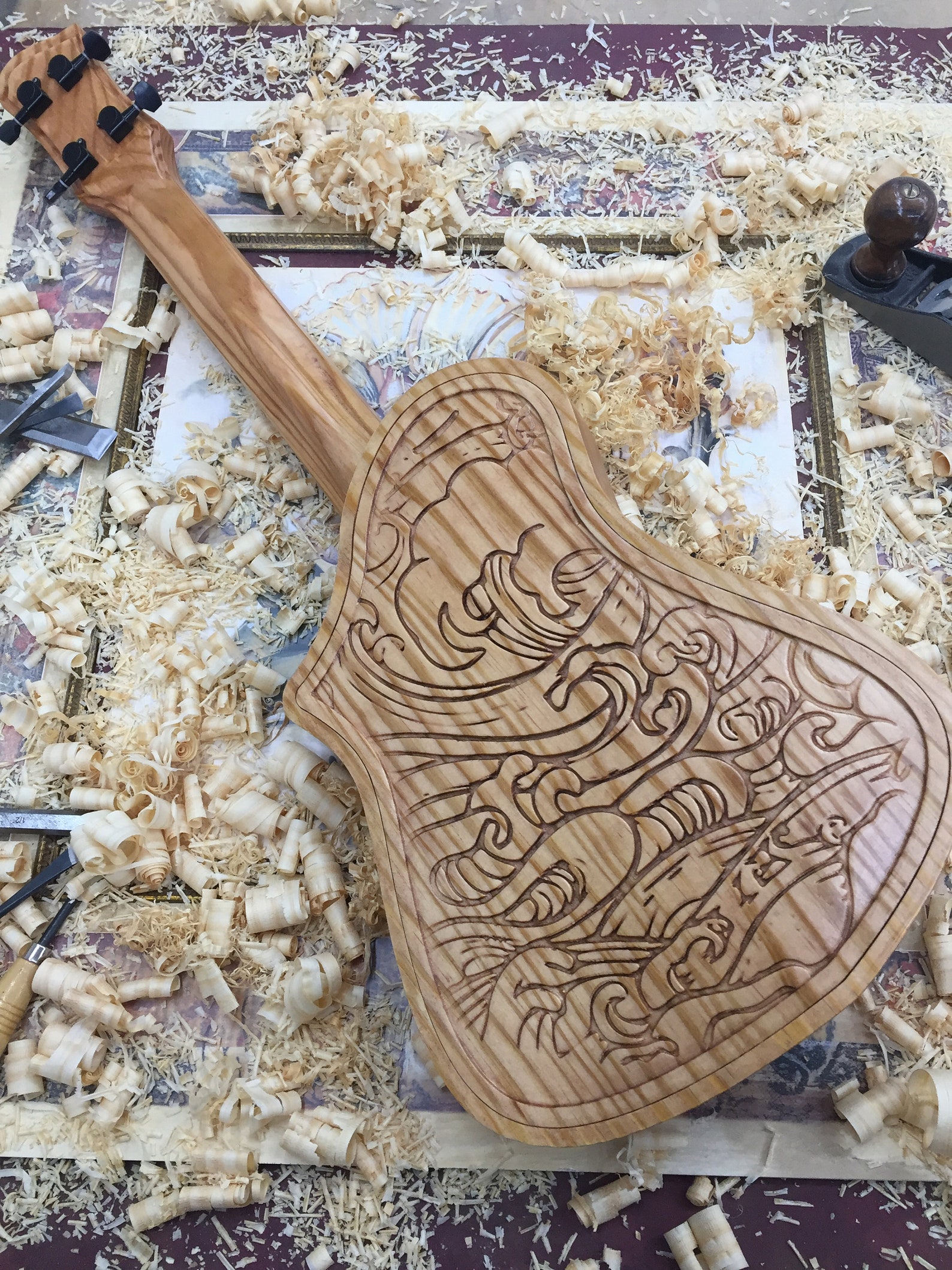 Custom Baritone Ukulele - Etsy