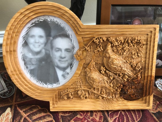 Cardinal Picture Frame - Etsy