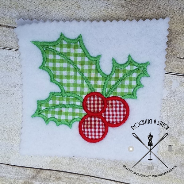 Holly Applique - Etsy