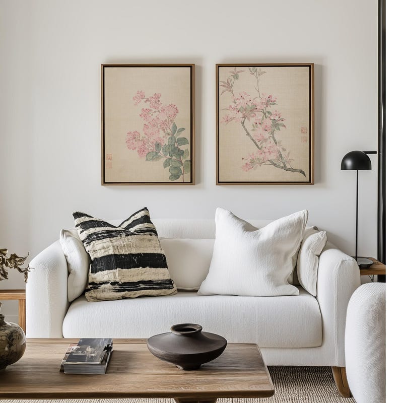 Chinese Art Brown Frame - Etsy UK