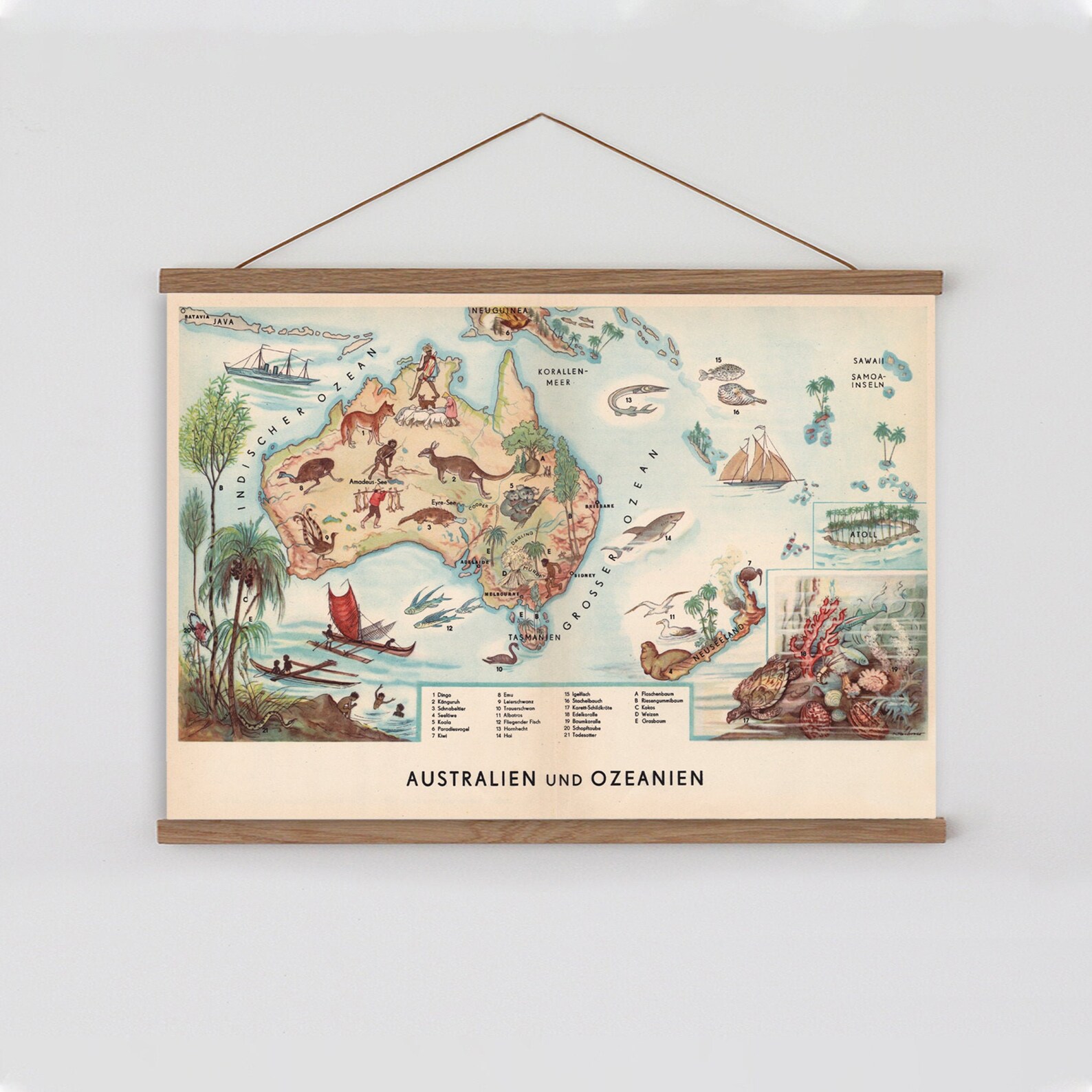 Vintage Map for Kids Illustrated Map for Kids Travel Theme | Etsy Canada