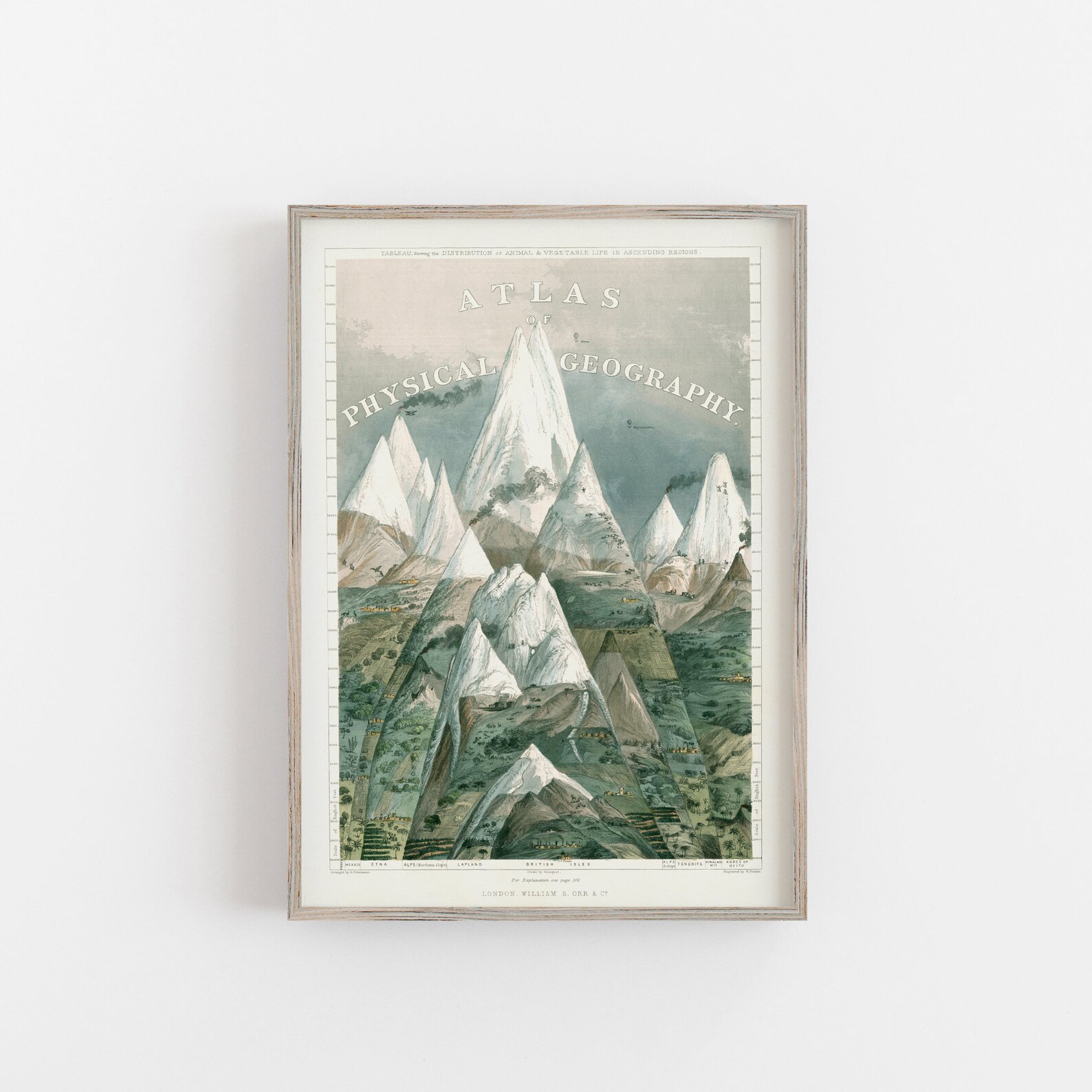 Vintage Atlas World Atlas Map Geography School Map Hanging | Etsy